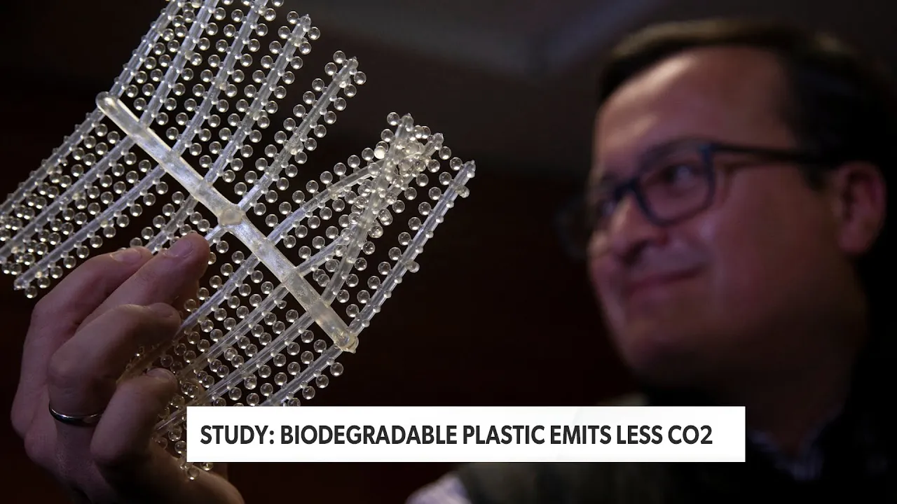 Biodegradable Plastic Emits Less CO2 - EarthX